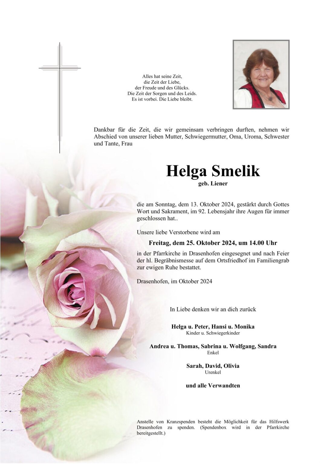 Sterbefälle 2024 | Bestattung Künzl